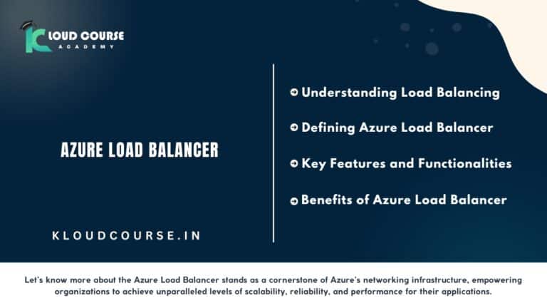 What is Azure Load Balancer? - Types and Features 2024